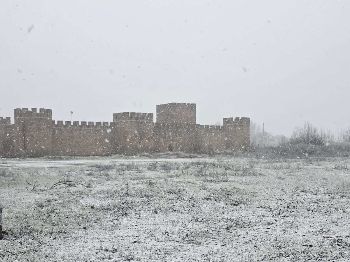 La nevada tiñó de blanco numerosos pueblos de la zona, sin apenas ...